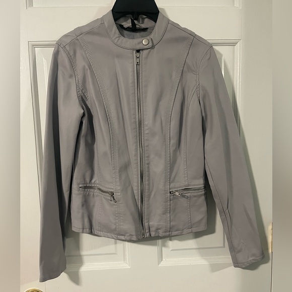 Baccini | Jackets & Coats | Baccini Grey Jacket Size Small Petite Shell ...